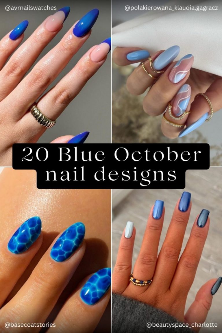 20 Blue October Nail Designs [Artist / Images / Video's Included]