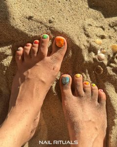15 Stunning Summer Toe Nail Designs | Nail designs